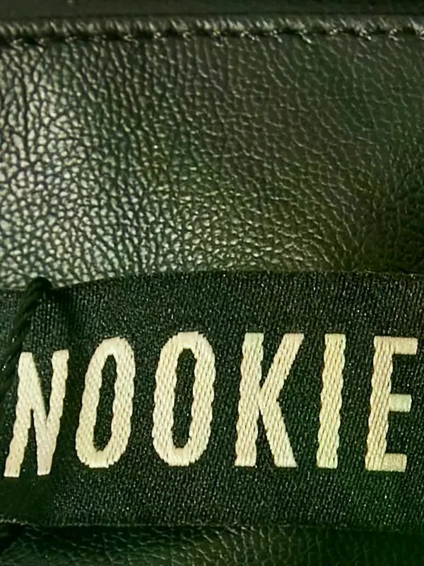 NOOKIE Faux-leather High-waisted Leggings