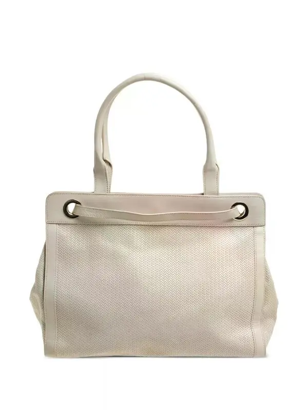 AIGNER Cavallina Leather Tote Bag