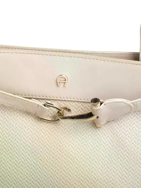 AIGNER Cavallina Leather Tote Bag