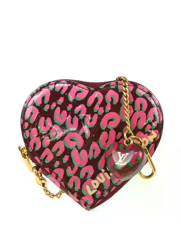 LOUIS VUITTON 2010 Leopard-print Coin Purse - Pink