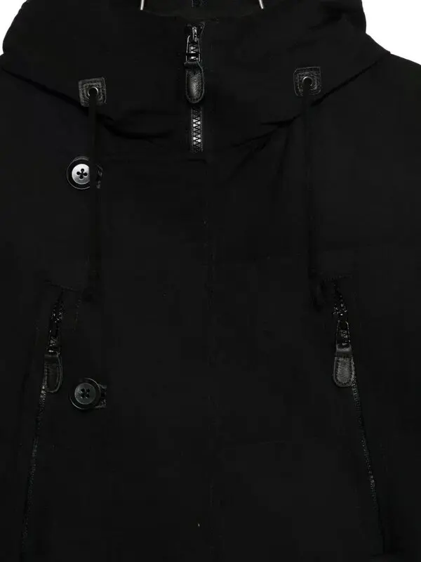Yohji Yamamoto 1990s Drawstring-hood Coat