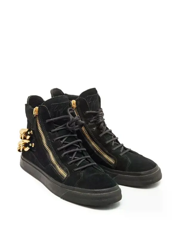GIUSEPPE ZANOTTI Suede High-top Sneakers