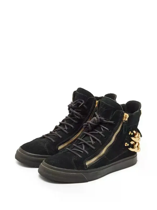 GIUSEPPE ZANOTTI Suede High-top Sneakers