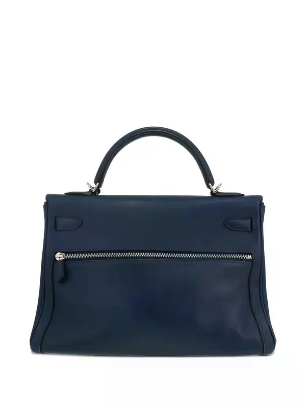 Hermès 2010 Kelly Lakis Tote Bag - Blue