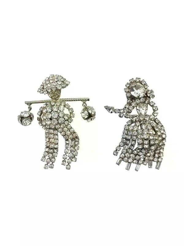 JENNIFER GIBSON JEWELLERY 1950s Pakula Figural Brooches - Silver
