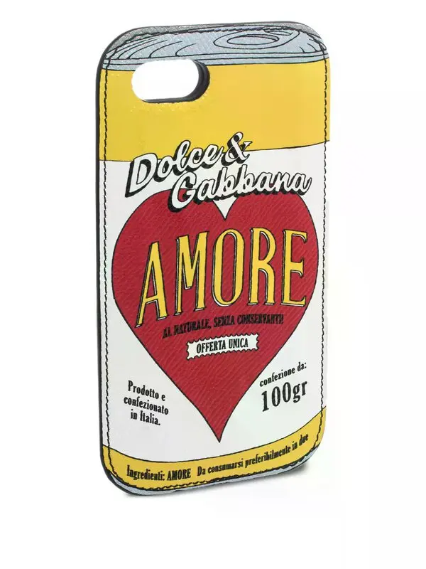 Dolce & Gabbana Amore-print Iphone Case