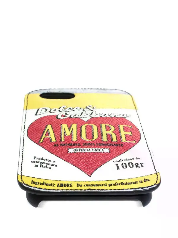 Dolce & Gabbana Amore-print Iphone Case