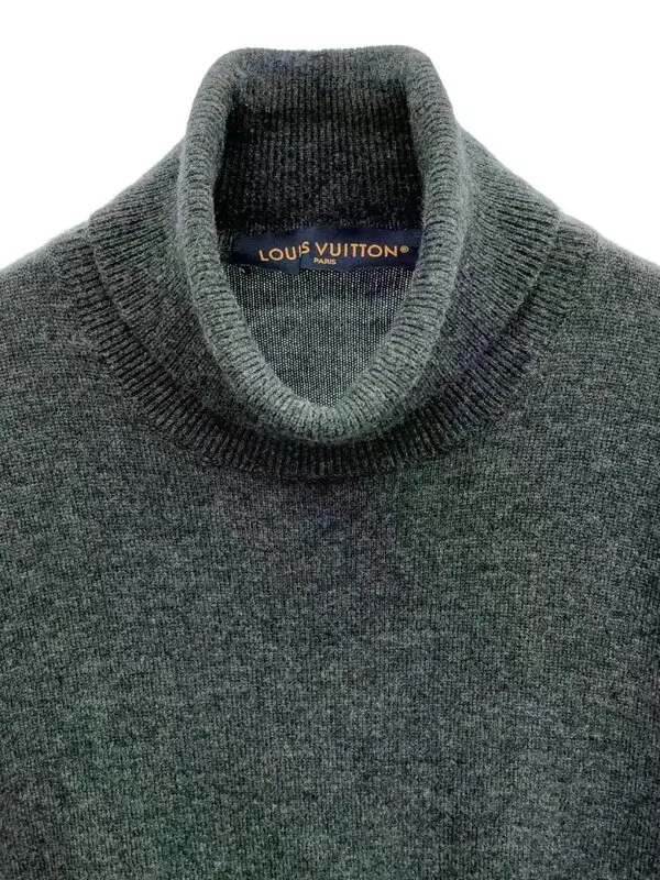 LOUIS VUITTON 2010s Turtleneck Wool Sweater
