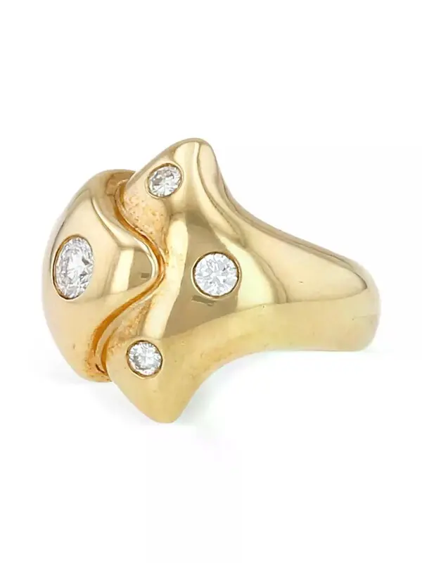 CARTIER 18k Yellow Diamond Ring - Gold