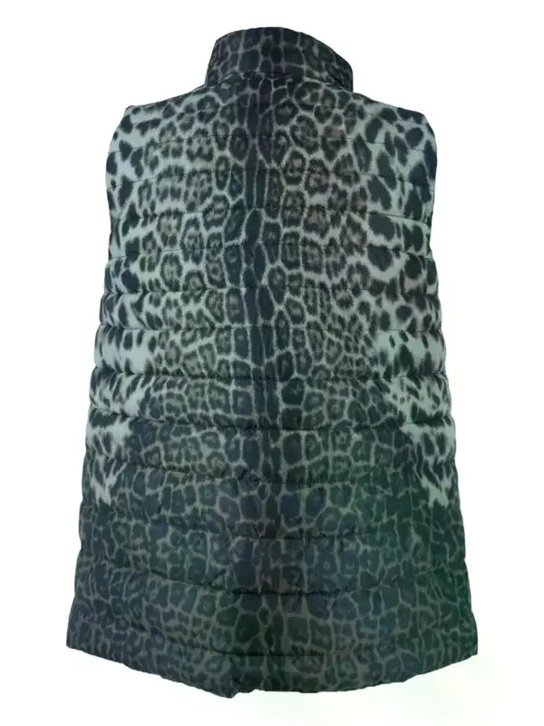 Bogner Leopard Print Quilted Vest