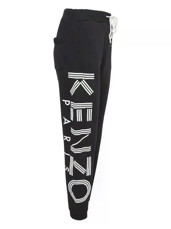 Kenzo Logo-print Cotton Track Pants - Black