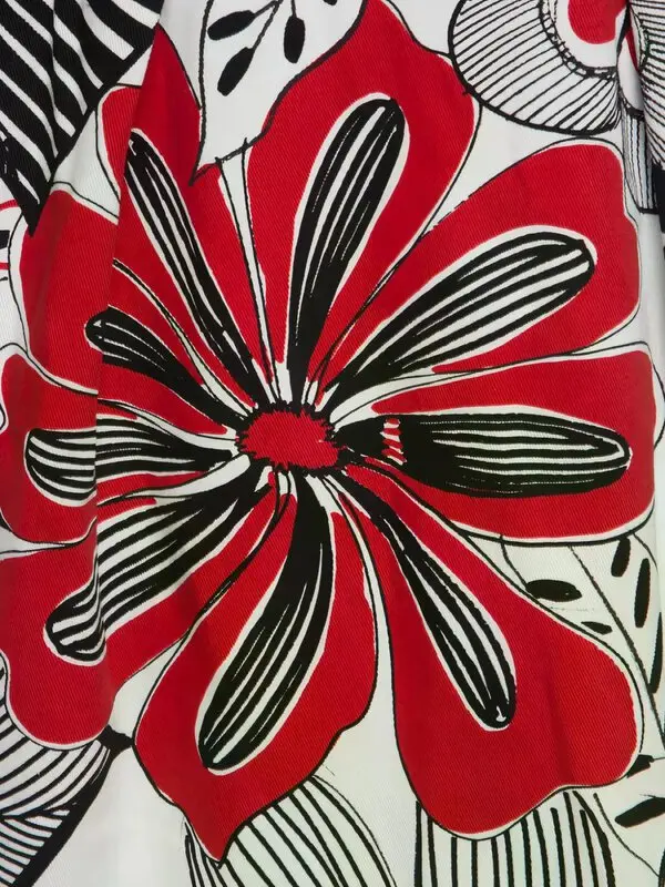 Dolce & Gabbana Floral-print Midi Skirt