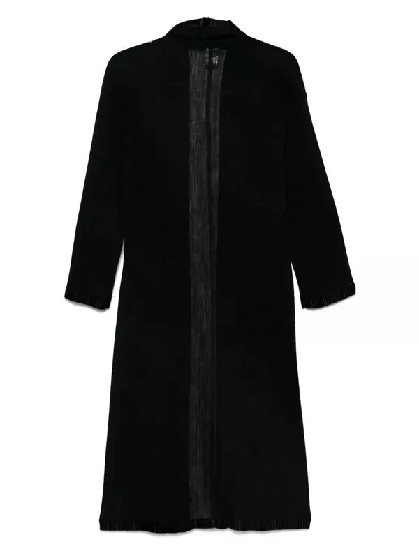 Issey Miyake 2000s Knitted Pleated Coat