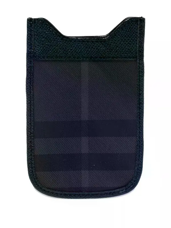 Burberry Checked Phone Pouch 120mm