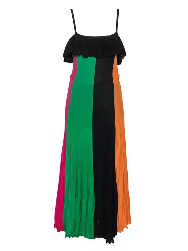 FERRAGAMO Pleated Midi Dress