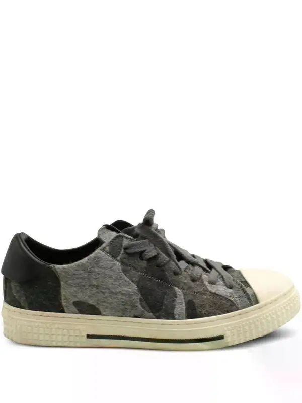 Valentino Garavani Camouflage-print Cap-toe Sneakers