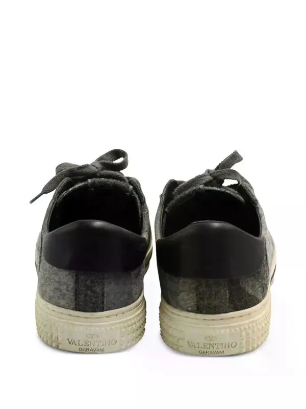 Valentino Garavani Camouflage-print Cap-toe Sneakers