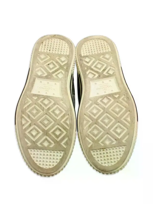 Valentino Garavani Camouflage-print Cap-toe Sneakers