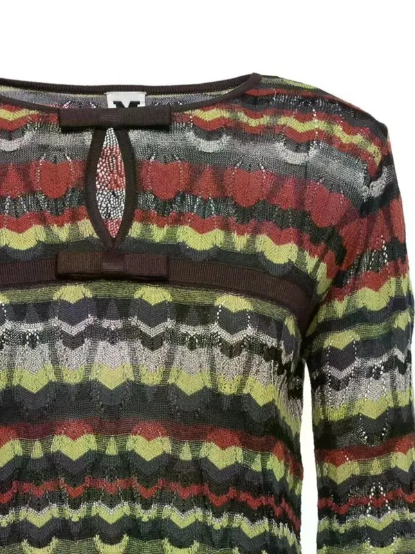 Missoni Chevron Long-sleeve Top