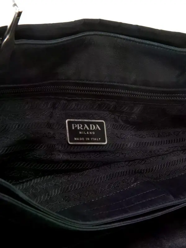 Prada 2010s Triangle-logo Tote Bag
