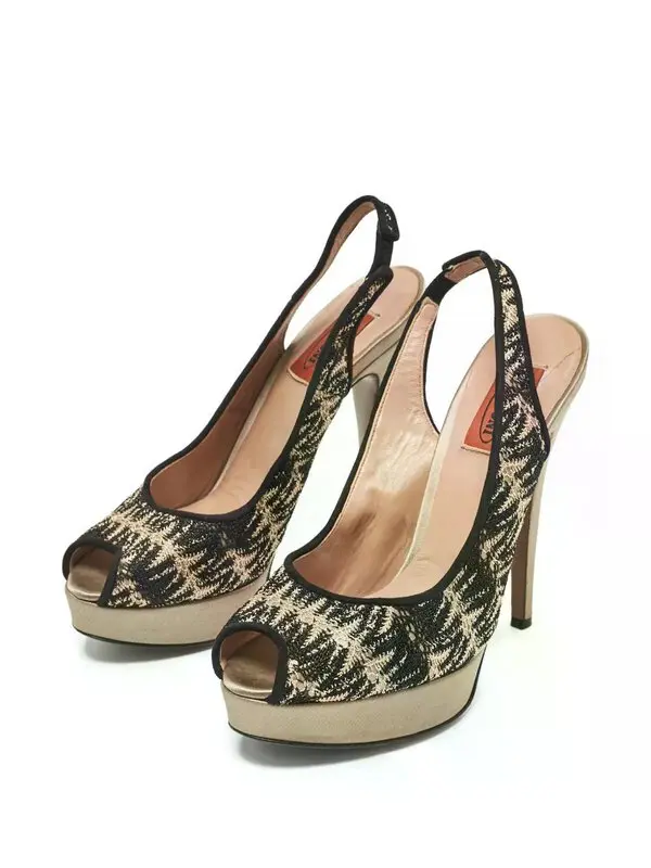 Missoni Slingback Platform Pumps