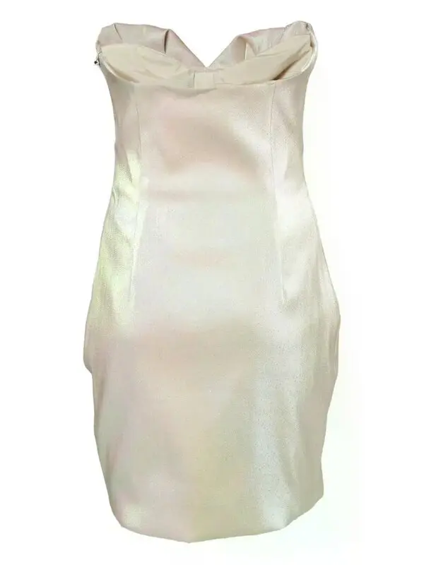 AREA Satin-finish Mini Dress