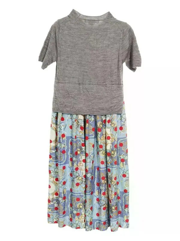 Comme Des Garçons 2010s Wool-silk Dress