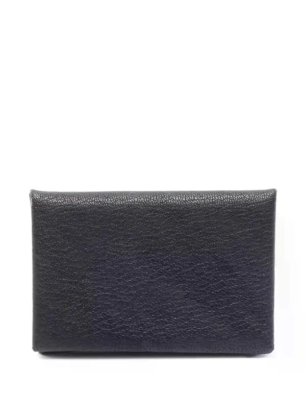 Hermès 2019 Calvi Wallet - Black