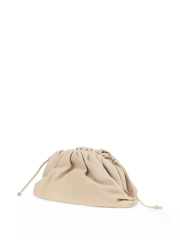 Bottega Veneta Leather Pouch Bag - Neutrals