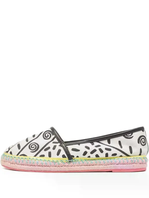 SOPHIA WEBSTER Printed Flat Espadrilles
