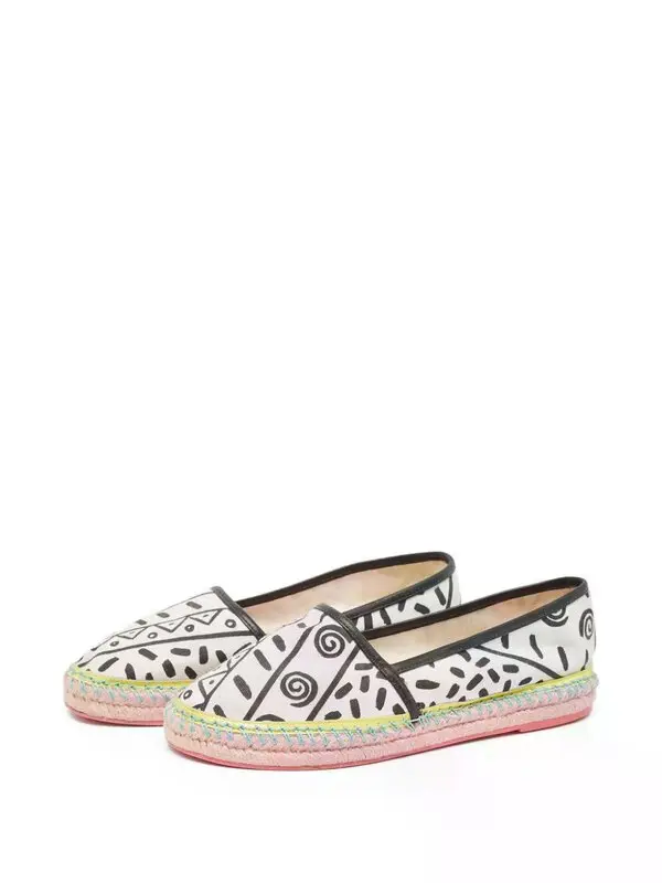 SOPHIA WEBSTER Printed Flat Espadrilles