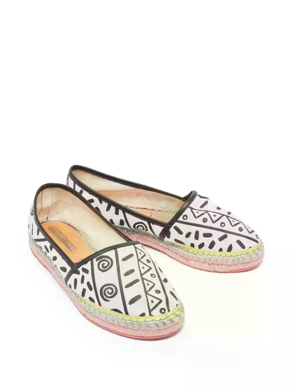 SOPHIA WEBSTER Printed Flat Espadrilles