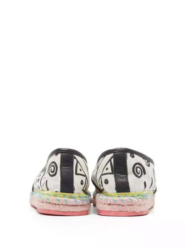 SOPHIA WEBSTER Printed Flat Espadrilles