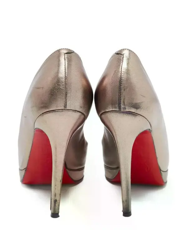 CHRISTIAN LOUBOUTIN 115mm Metallic-leather Platform Pumps