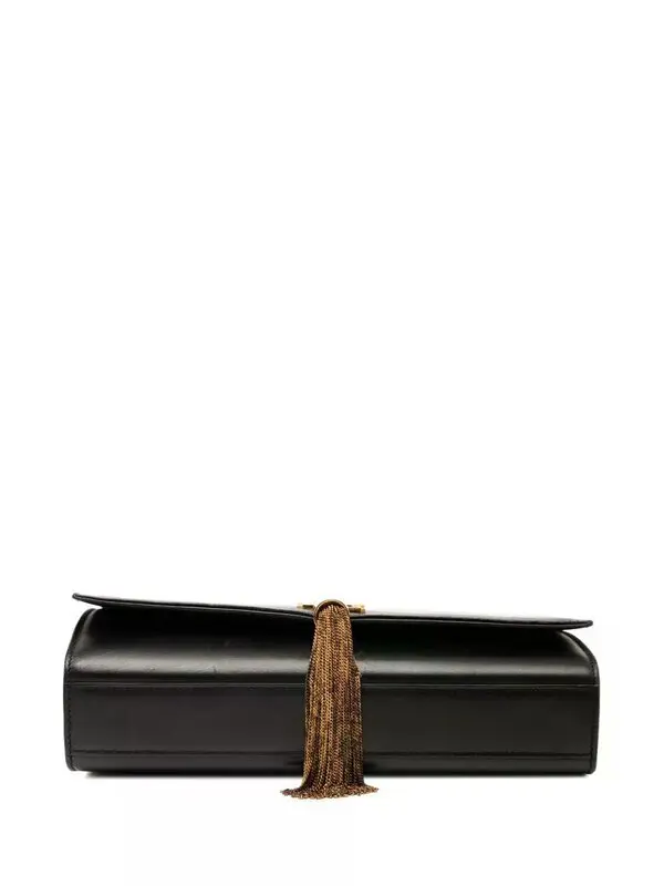 Saint Laurent 2014 Medium Monogram Kate Tassel Crossbody Bag - Black