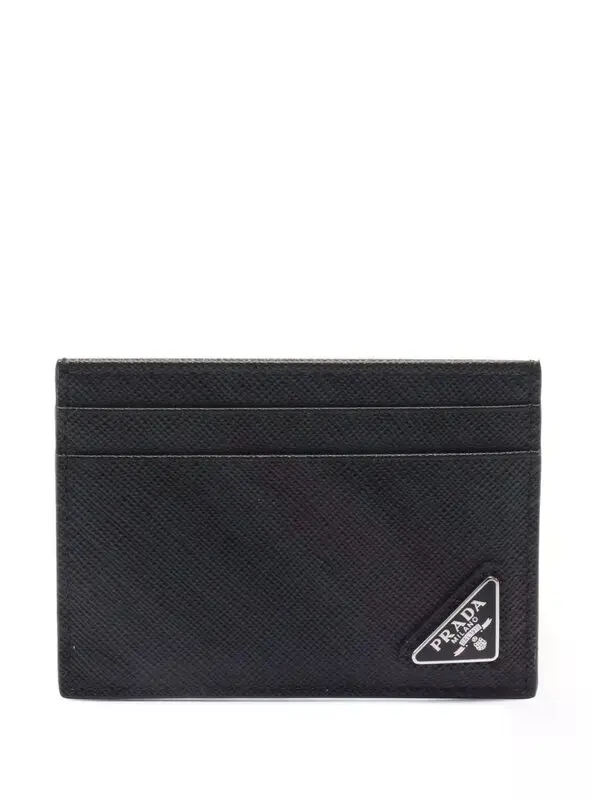 Prada 2013-2025 Saffiano Card Holder - Black