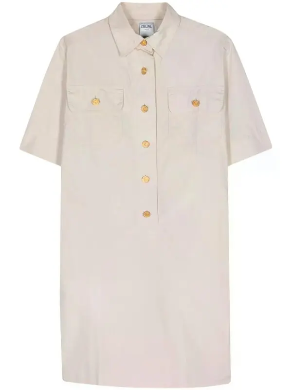 Celine 1980s Cotton Dress