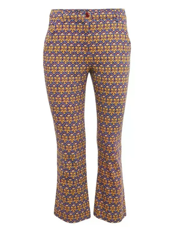 Max Mara Floral-print Trousers