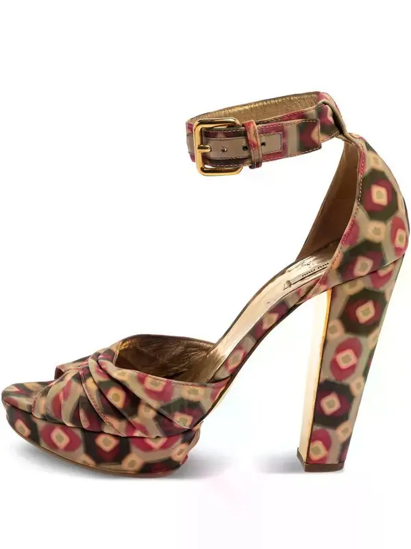 Miu Miu 125mm Leather Heeled Sandals