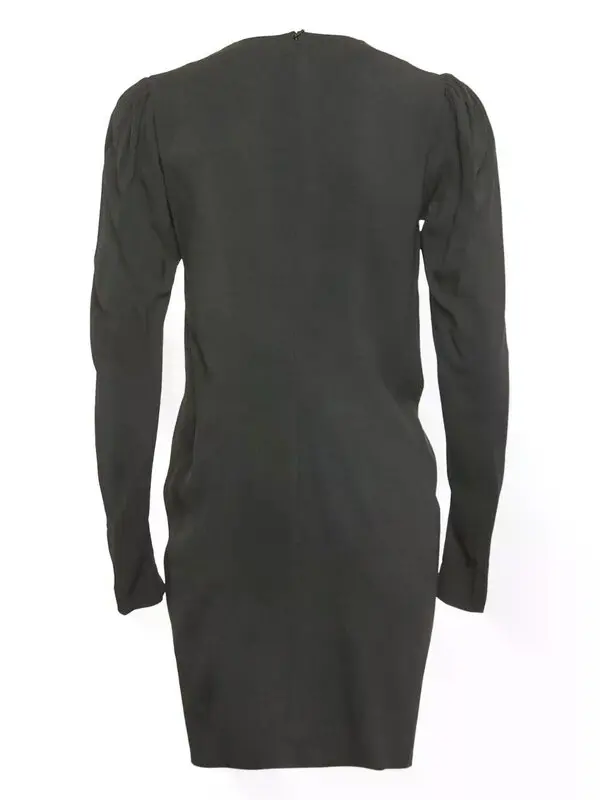 Saint Laurent Crepe Midi Dress