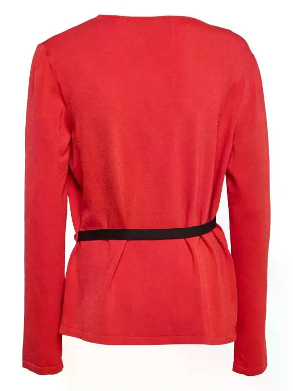 Moschino 2019 Wrap Belt Sweater