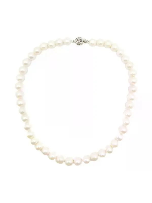 JENNIFER GIBSON JEWELLERY 2000s Pearl Rope Necklace - White