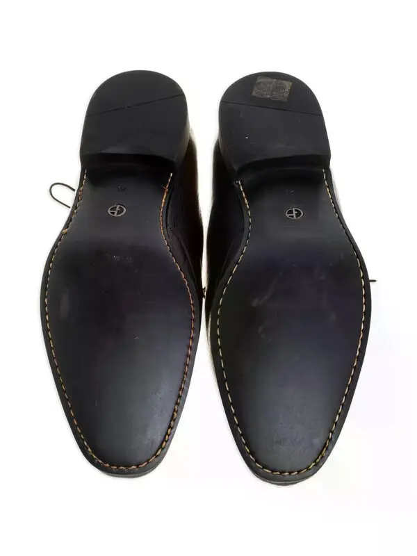 Giorgio Armani Leather Oxford Shoes