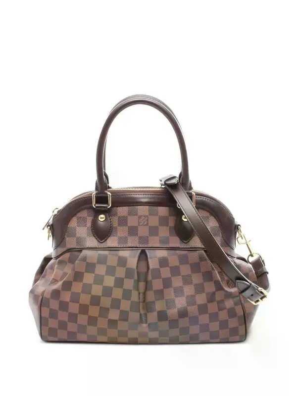 LOUIS VUITTON 2010 Damier Ebene Trevi Pm Tote Bag