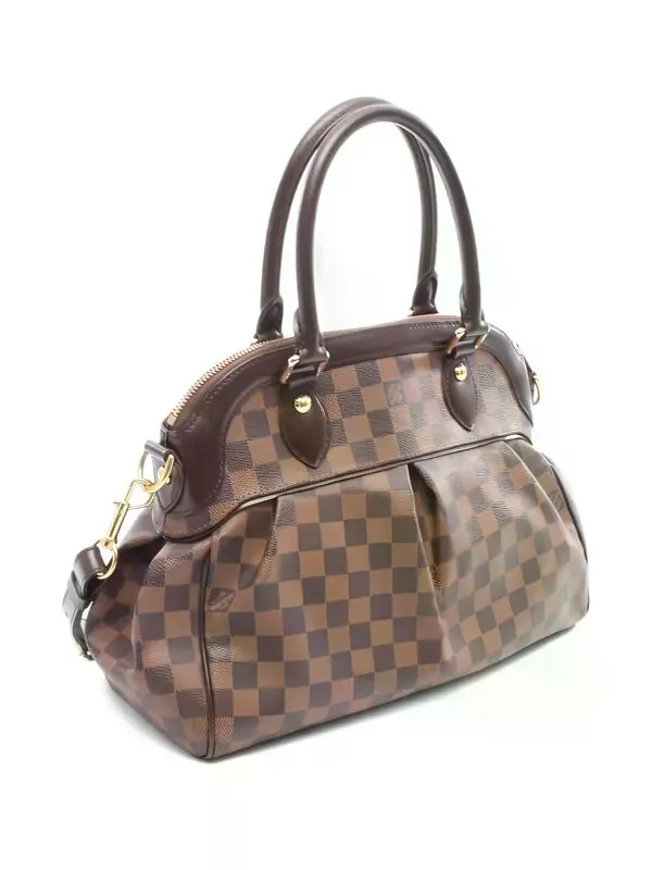 LOUIS VUITTON 2010 Damier Ebene Trevi Pm Tote Bag
