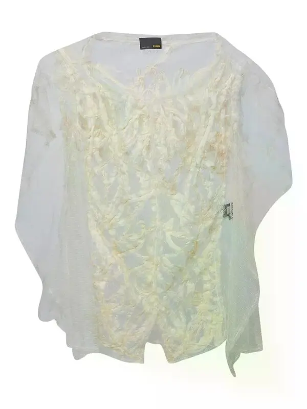 Fendi Embroidered Blouse