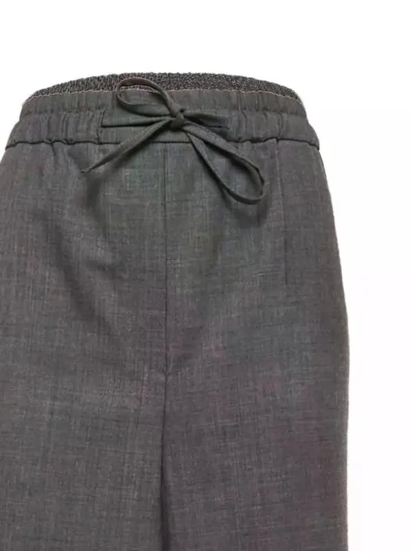 Sandro Drawstring-waist Wide Leg Trousers