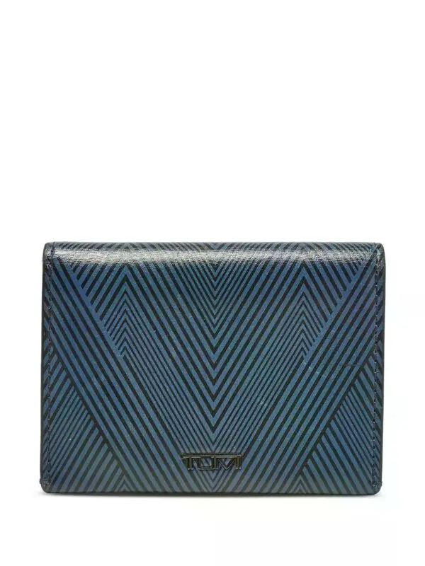 Tumi Chevron Leather Cardholder