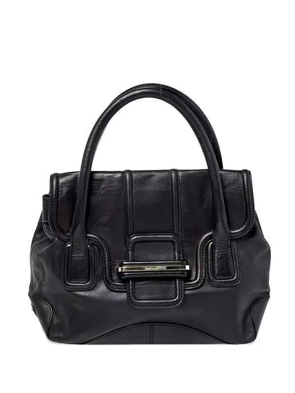 Gianfranco Ferre Leather Satchel With Top Handles