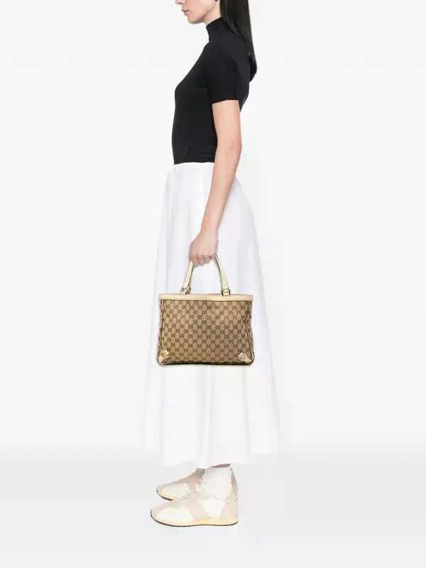 Gucci Gg Canvas Abbey D-ring Tote Bag
